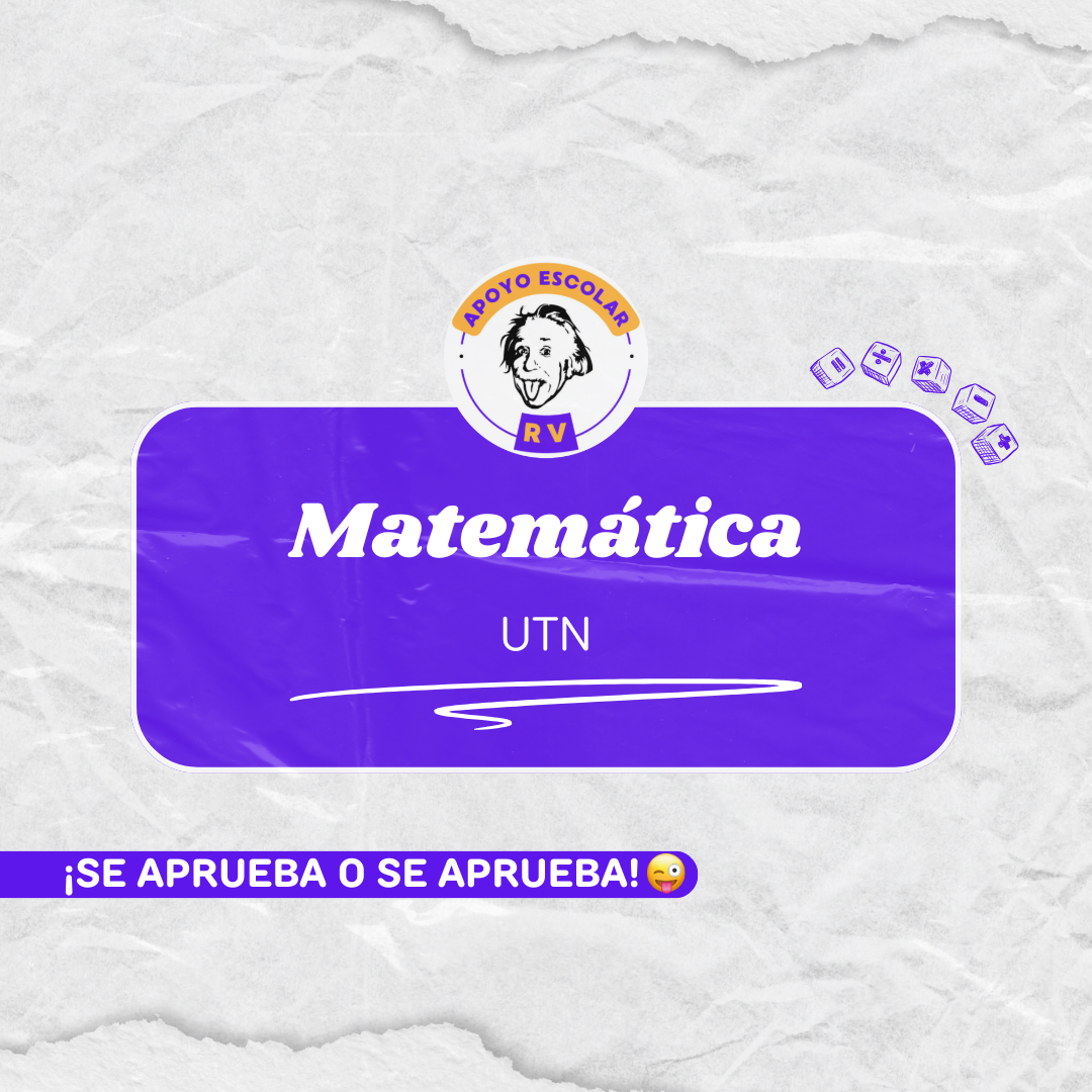 Matemática – UTN (Programación) – Apoyo Escolar RV
